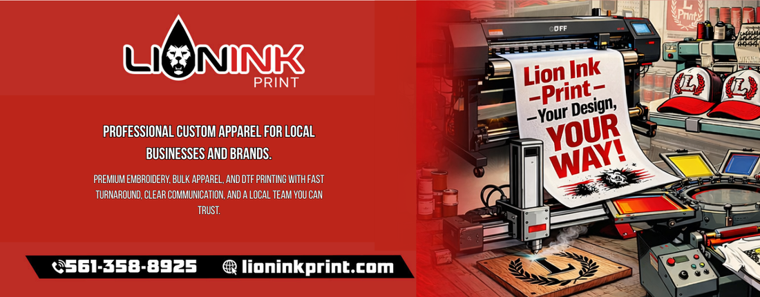 LION INK PRINT | Custom Fabric Printing